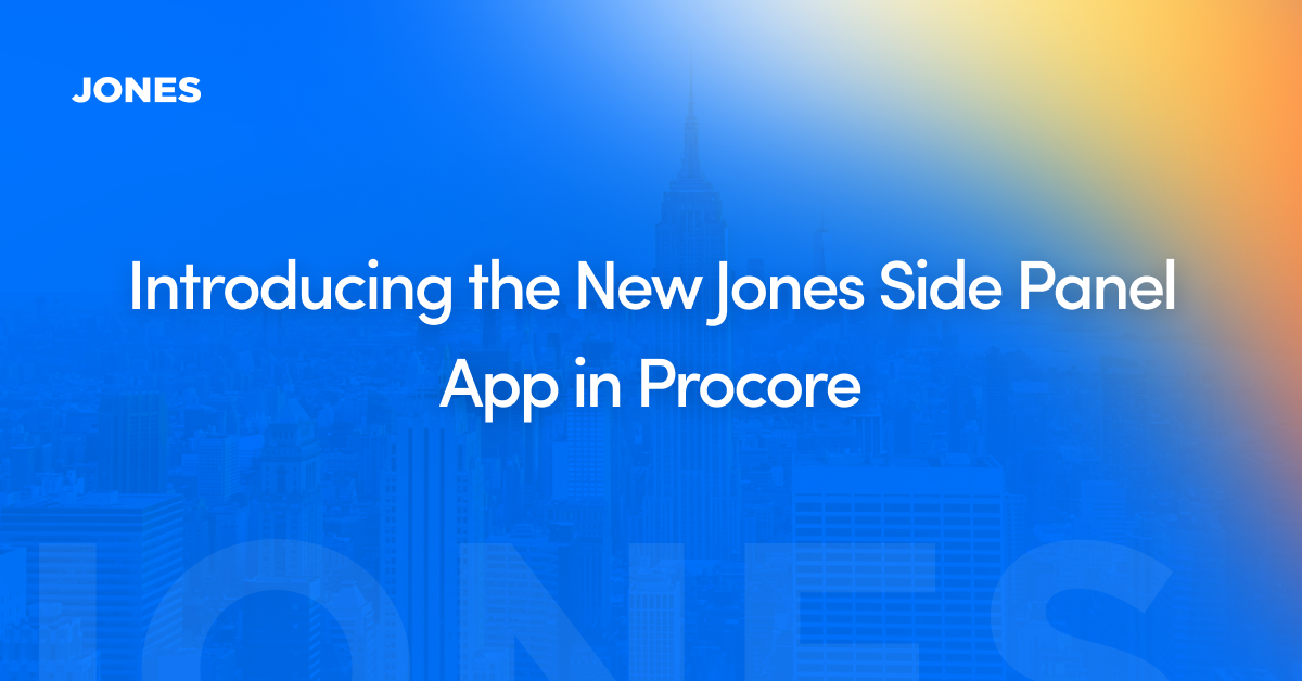 Manage Subcontractor Insurance with the Jones Procore Side Panel App